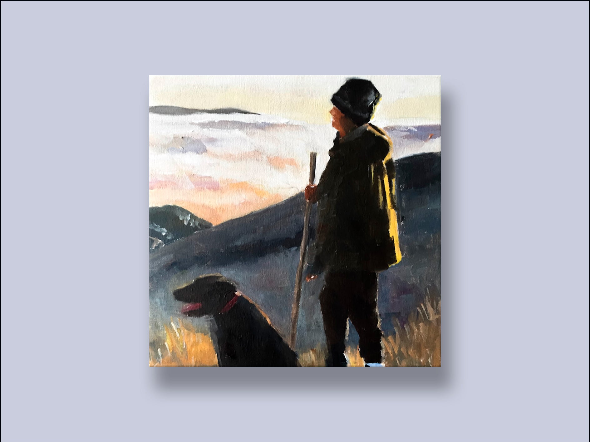 Woman's Best Friend - Canvas Wall Art Print – James Coates Artist